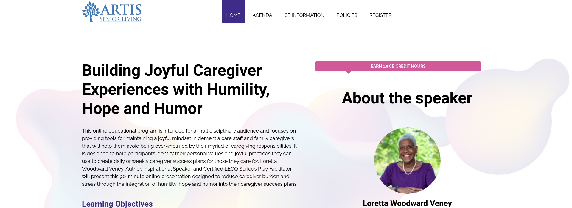 Building Joyful Caregiver Experiences with Humility, Hope and Humor